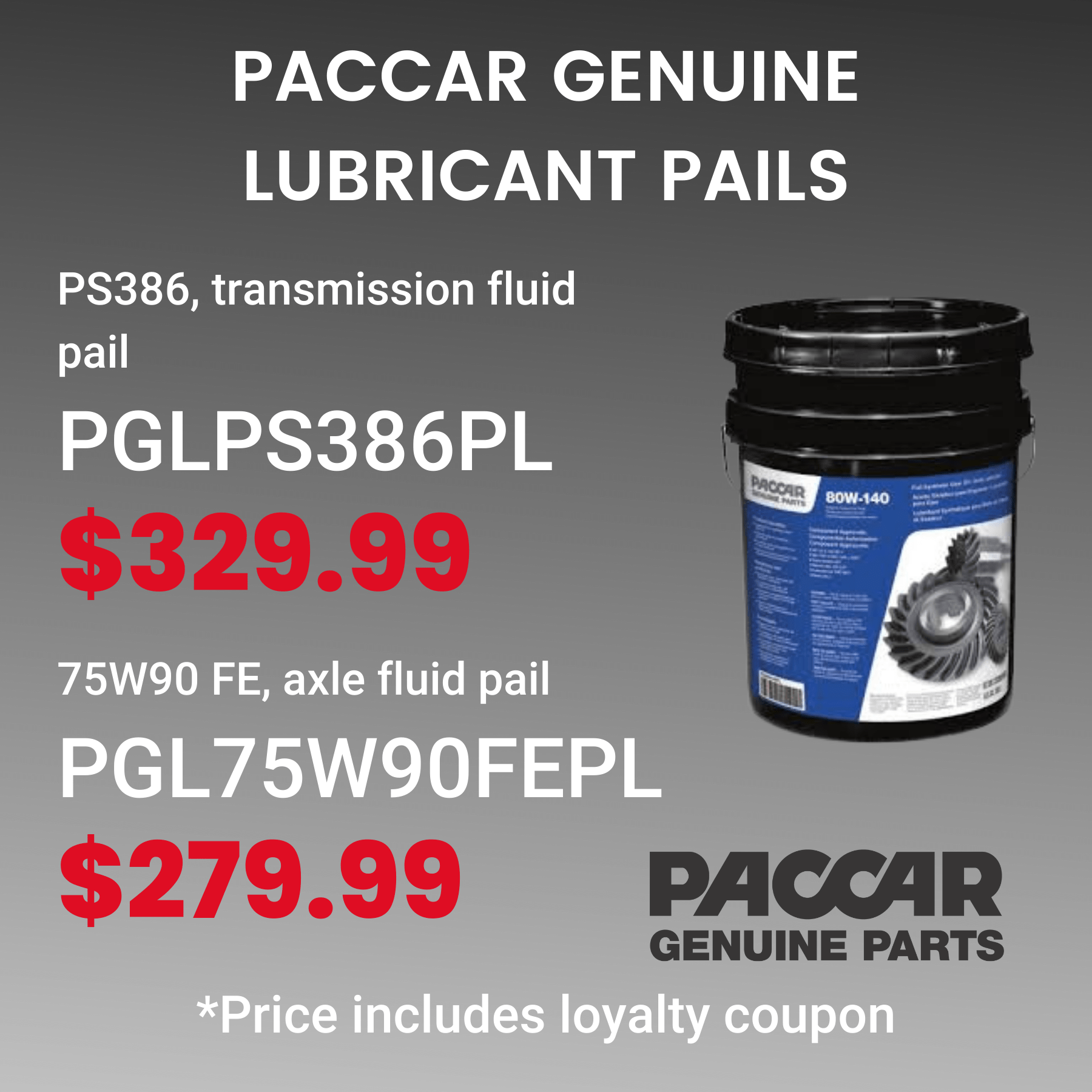 Parts Specials - Peterbilt Pacific - Commercial Truck Dealership